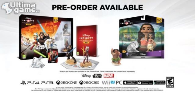 Disney Infinity 3.0 PC, PS3, Xbox 360, Wii U, PS4 y One: Ultimagame