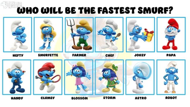 Personajes de Los Pitufos Kart en Ultimagame